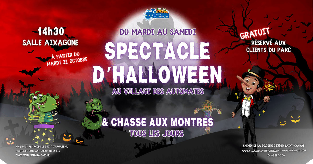 Halloween au Village des automates et Montopoto 2025 | Village des ...